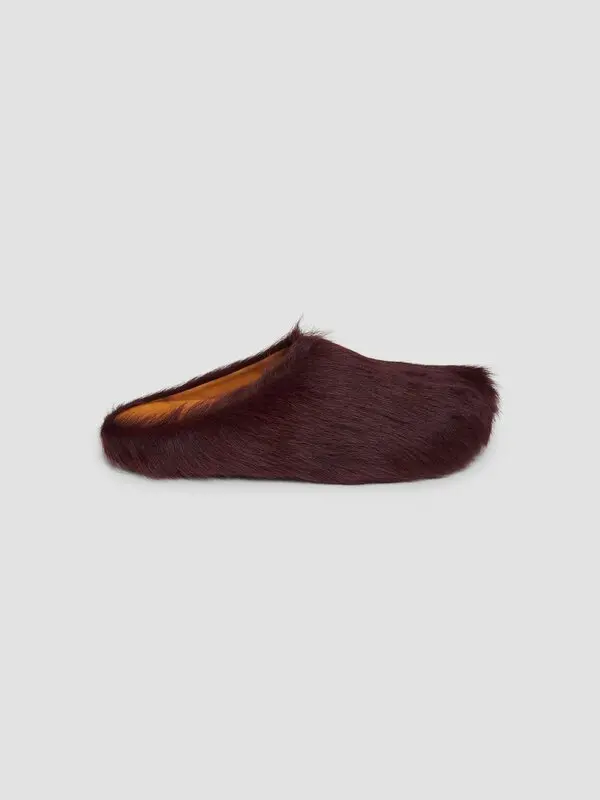 Marni Fussbett Sabot Mules - Wild Cherry
