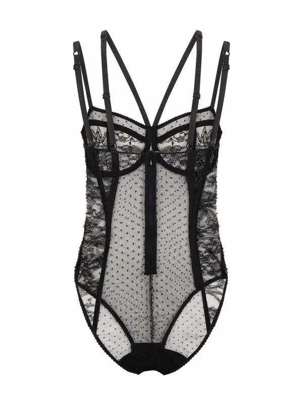 Dolce & Gabbana Lace Balconette Bodysuit