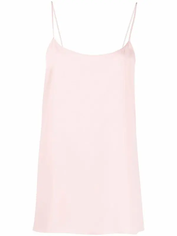 Alberta Ferretti Stretch-silk Camisole - Pink
