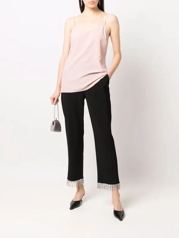 Alberta Ferretti Stretch-silk Camisole