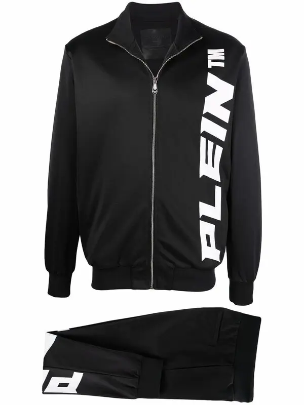 Philipp Plein Logo-print Tracksuit Set - Black