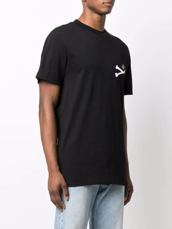 Philipp Plein Skeleton Print T-shirt - Black