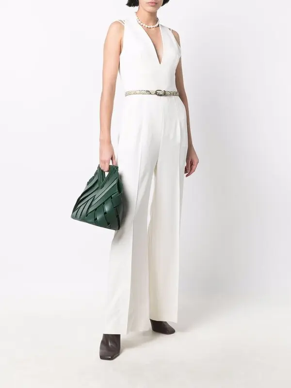Alberta Ferretti Sleeveless Halterneck Jumpsuit