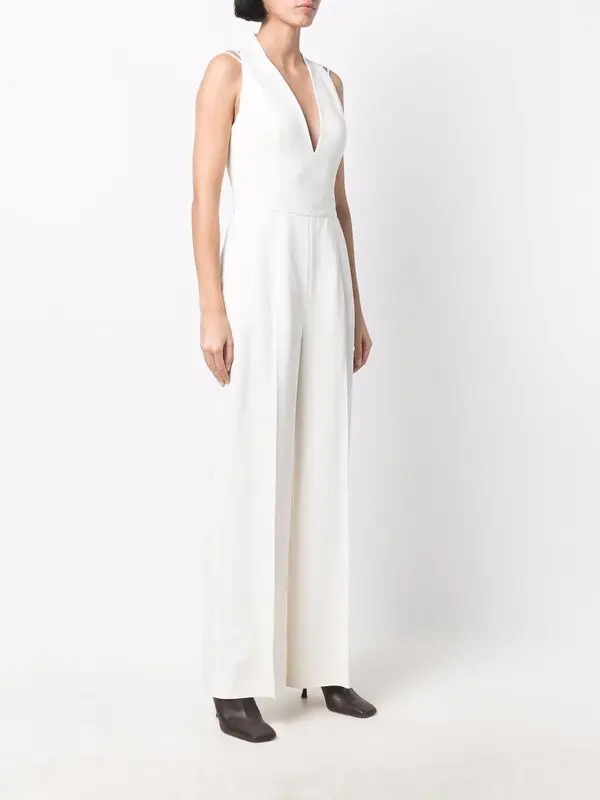 Alberta Ferretti Sleeveless Halterneck Jumpsuit