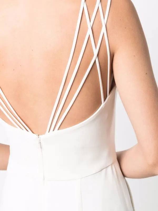 Alberta Ferretti Sleeveless Halterneck Jumpsuit