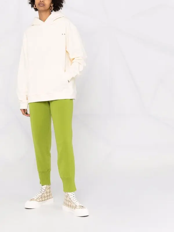 Alberta Ferretti Ribbed-detailing Knitted Joggers