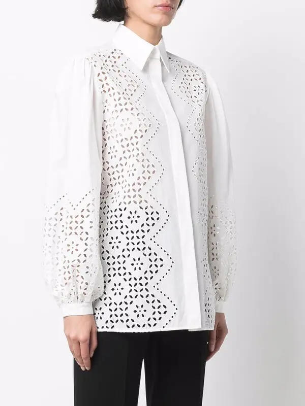 Alberta Ferretti Broderie Anglaise Shirt