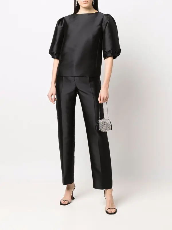 Alberta Ferretti High-waisted Tailored Trousers