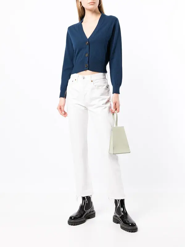 Pringle Of Scotland Cropped Cashmere Cardigan