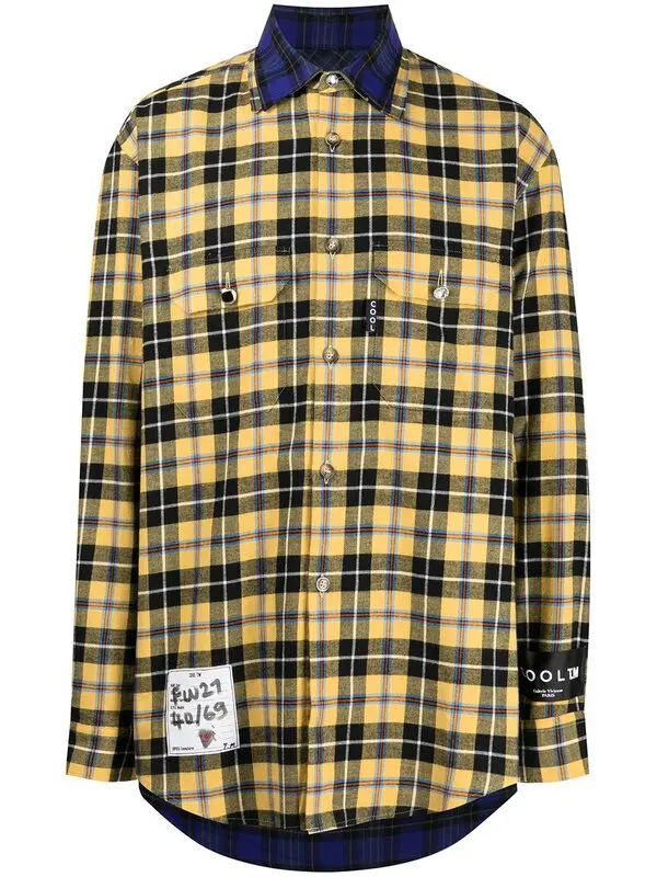 COOL T.M Plaid-check Print Shirt