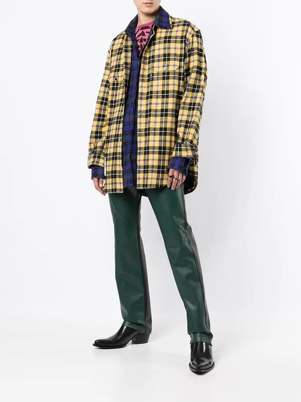 COOL T.M Plaid-check Print Shirt