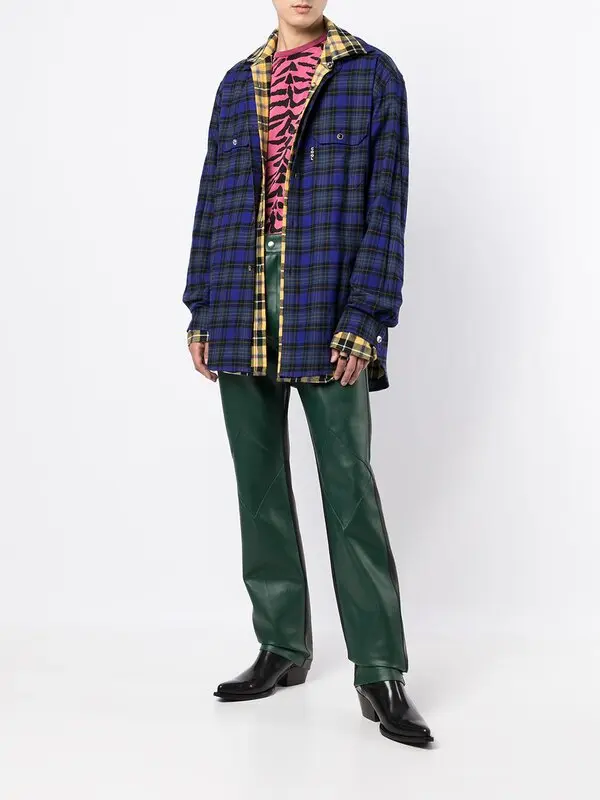 COOL T.M Plaid-check Print Shirt