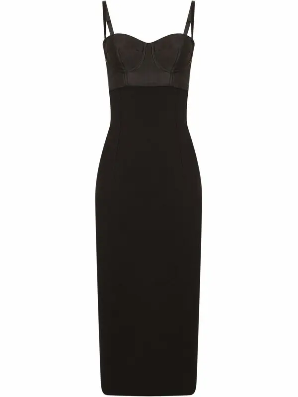 Dolce & Gabbana Cut-out Bustier Midi-dress