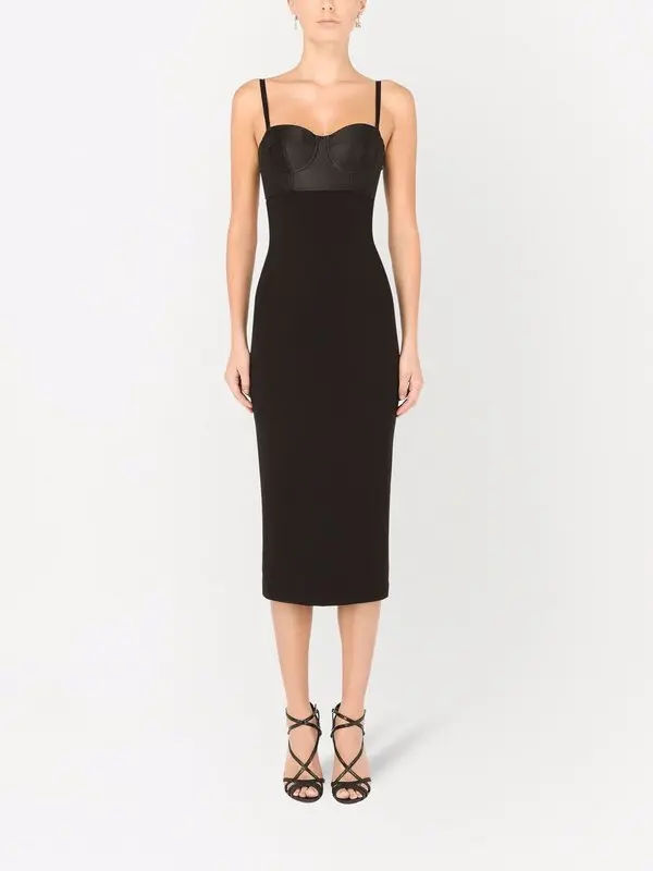 Dolce & Gabbana Cut-out Bustier Midi-dress