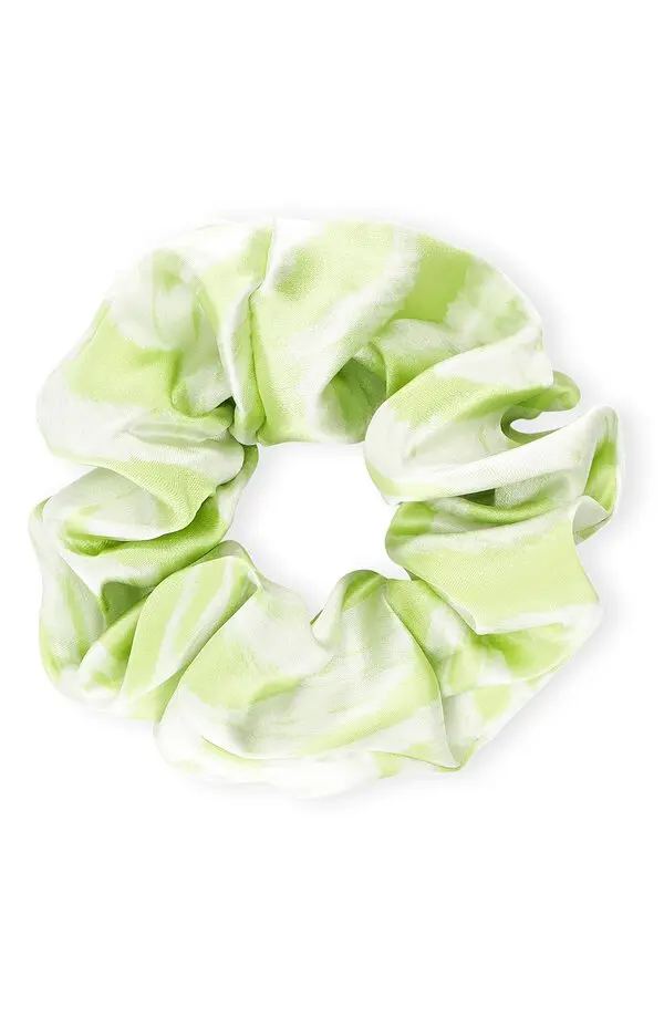 GANNI Silk Stretch Scrunchie
