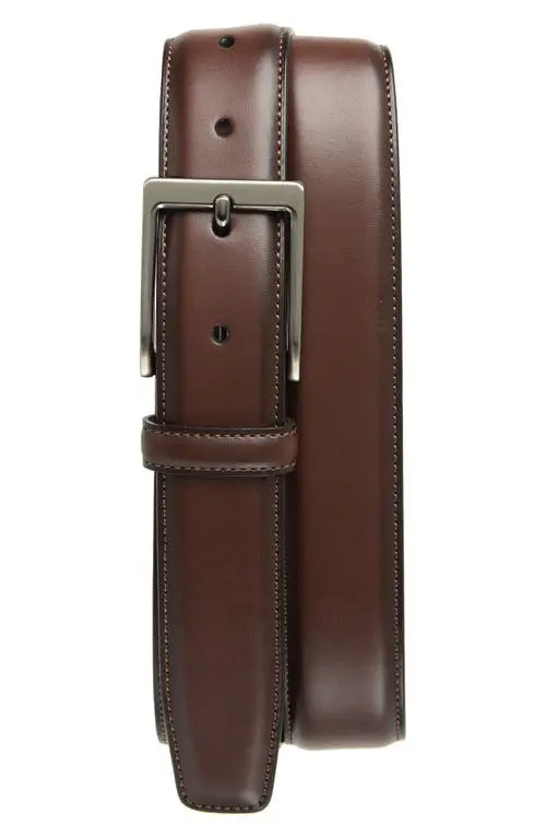 ORIGINAL PENGUIN Leather Belt - Brn