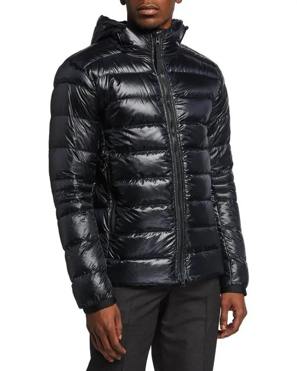 Canada Goose Crofton Quilted Zip Hoodie - Black