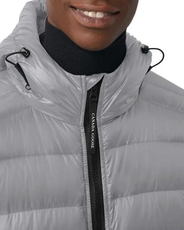 Canada Goose Crofton Quilted Zip Hoodie - Silverbirch