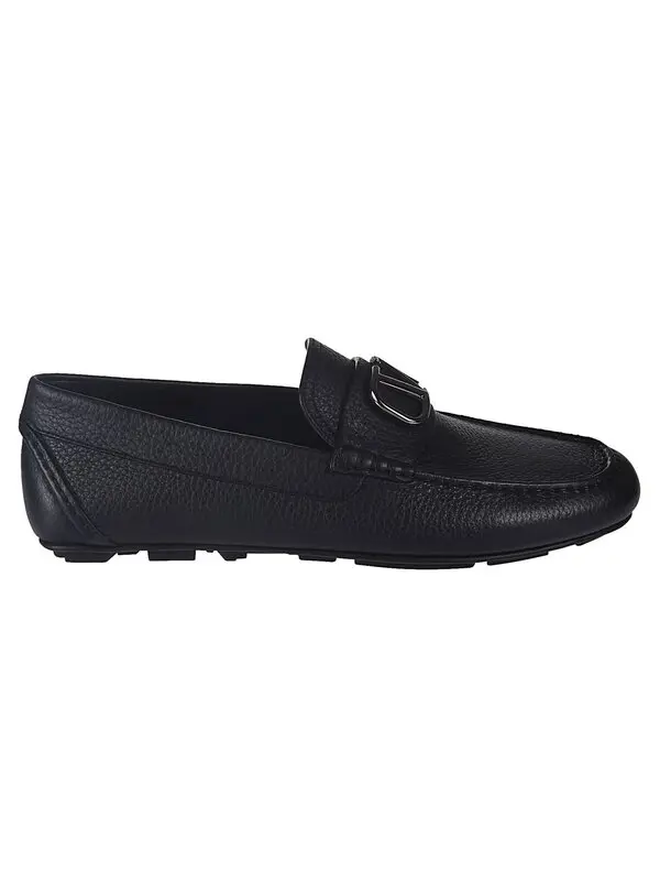 Valentino Garavani V Logo Loafers
