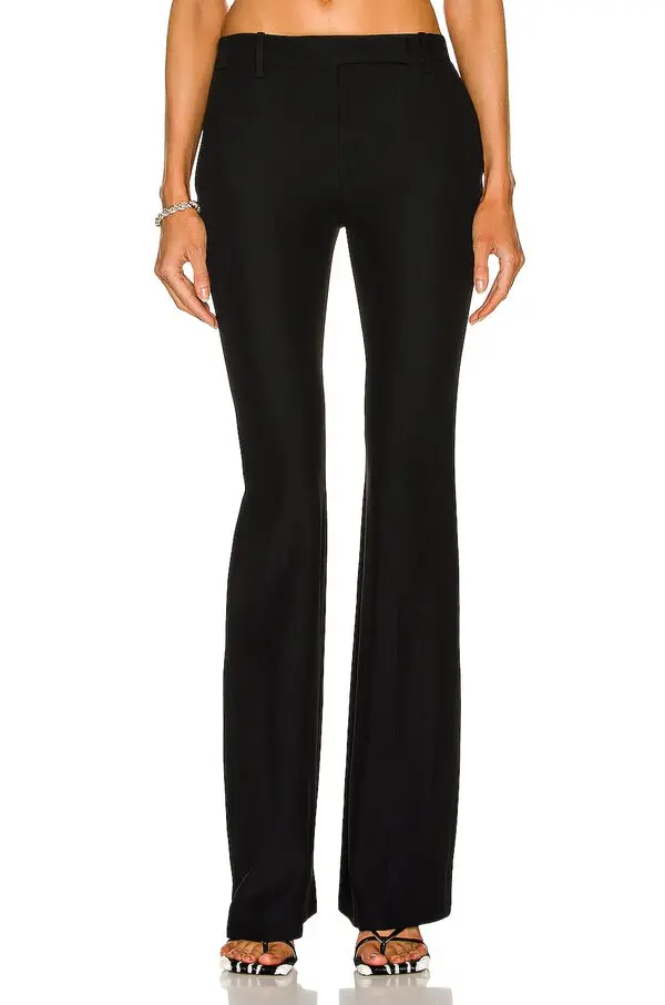 Alexander McQueen Narrow Bootcut Trousers - Black