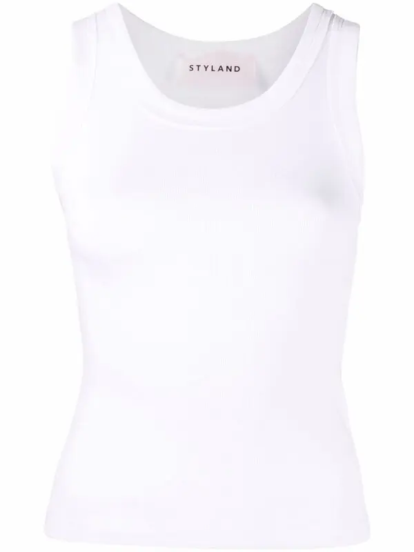 STYLAND Organic Cotton Vest - White