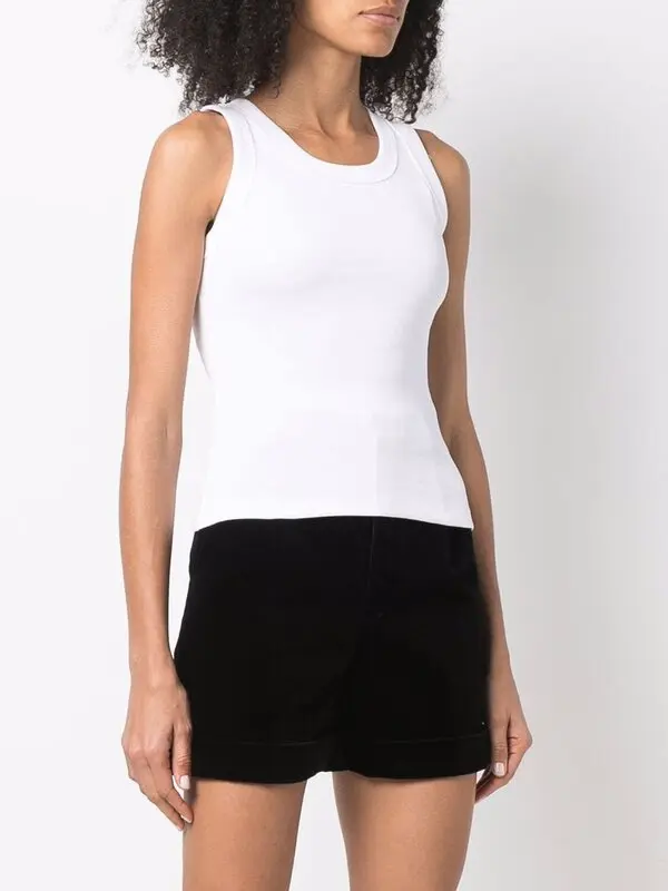 STYLAND Organic Cotton Vest - White