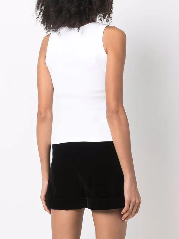 STYLAND Organic Cotton Vest - White
