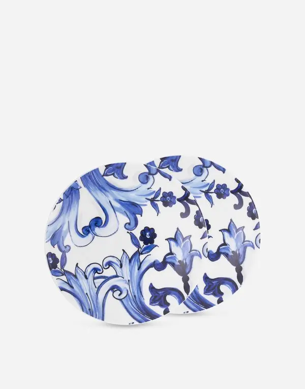 Dolce & Gabbana Set 2 Porcelain Dessert Plates