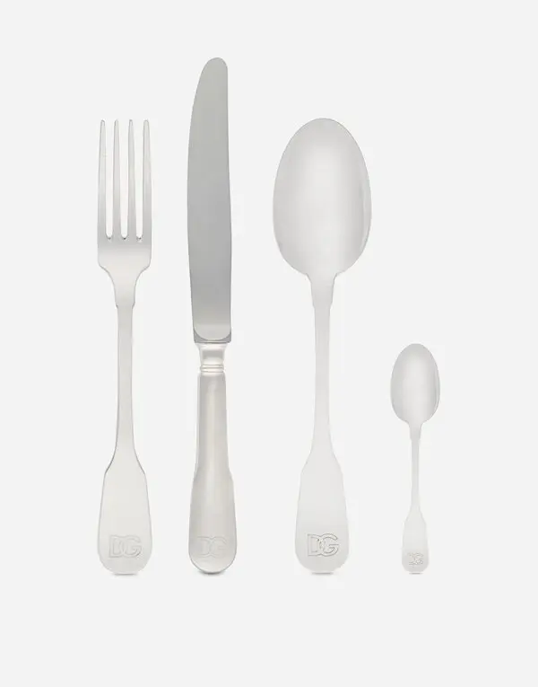 Dolce & Gabbana 4-piece German Silver Flatware Set - Multicolor