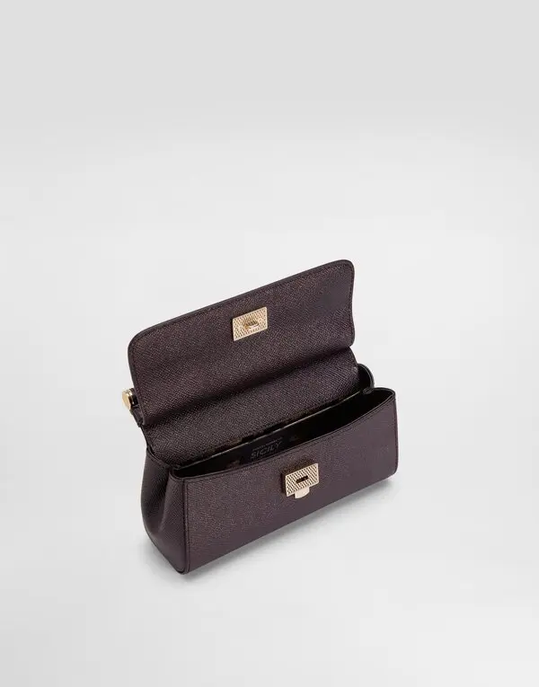 Dolce & Gabbana Mini Sicily Handbag - Bordeaux