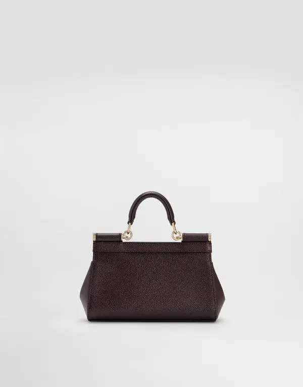 Dolce & Gabbana Mini Sicily Handbag - Bordeaux