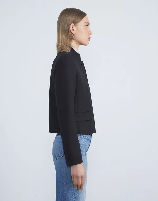 Lafayette 148 New York Lex Jacket In Italian Double Face Wool