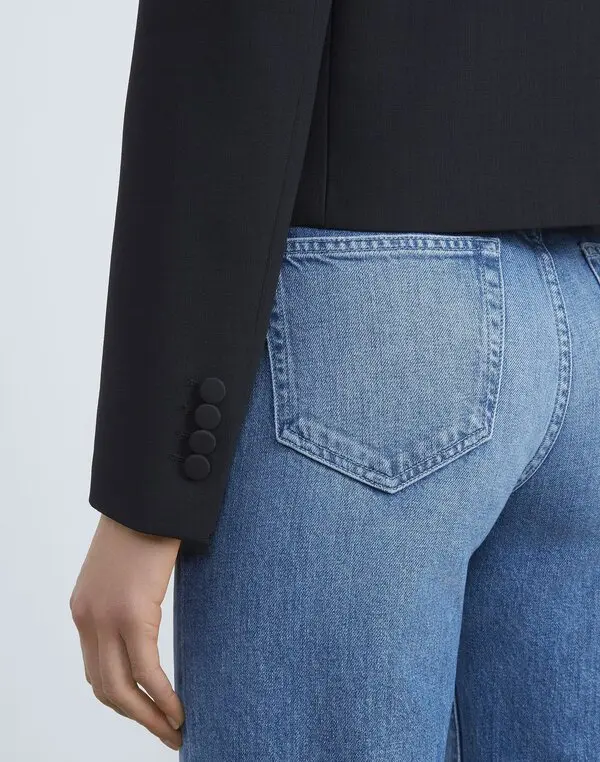 Lafayette 148 New York Lex Jacket In Italian Double Face Wool