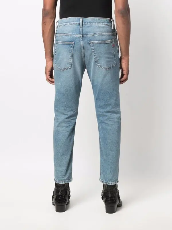 DIESEL® Straight Leg Cropped Jeans