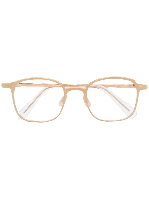 MASAHIROMARUYAMA Mm-0014 Oval-frame Glasses - Gold