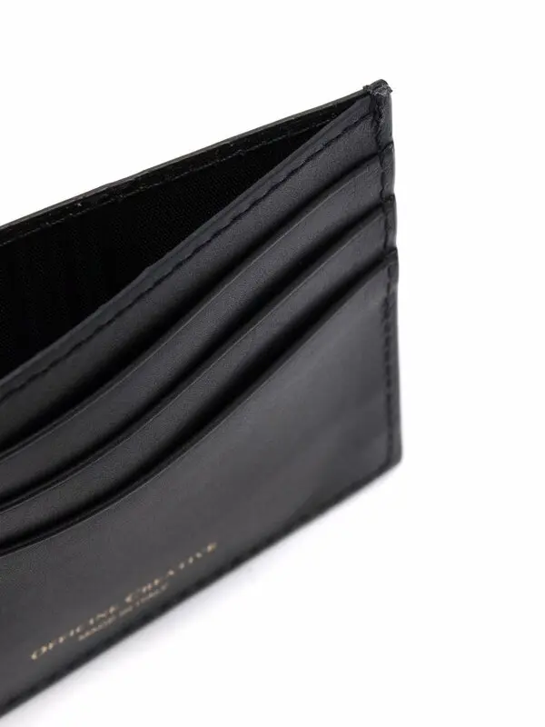 Officine Creative Boudin Embossed Logo Cardholder