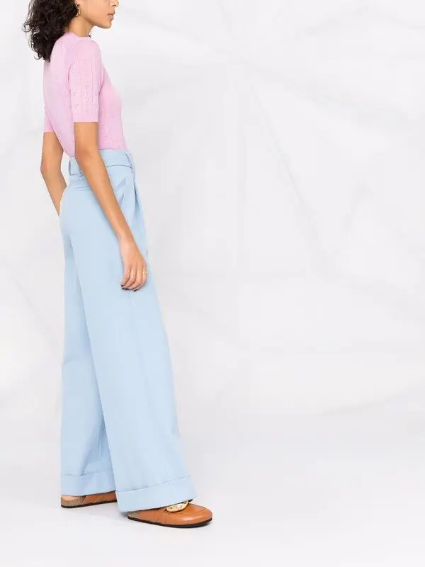 FERRAGAMO Gancini-pattern Knitted Top