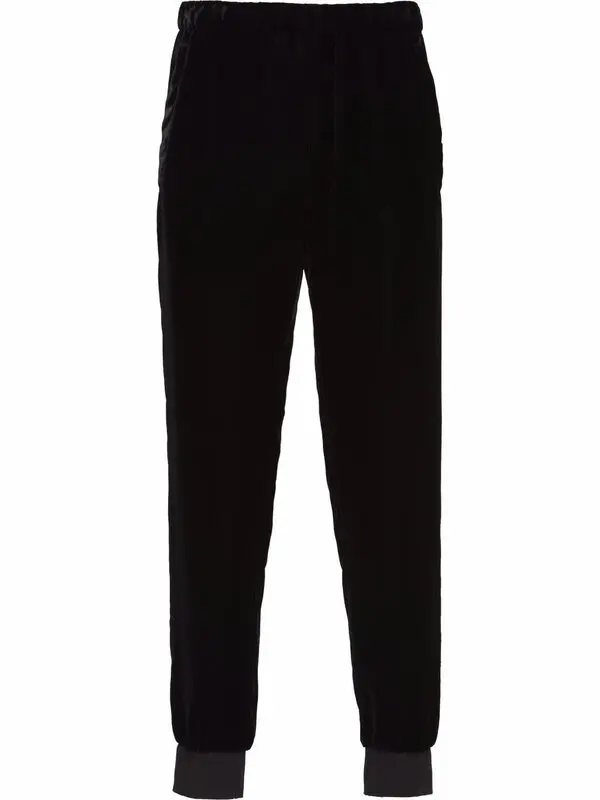 Prada Velvet Track Pants