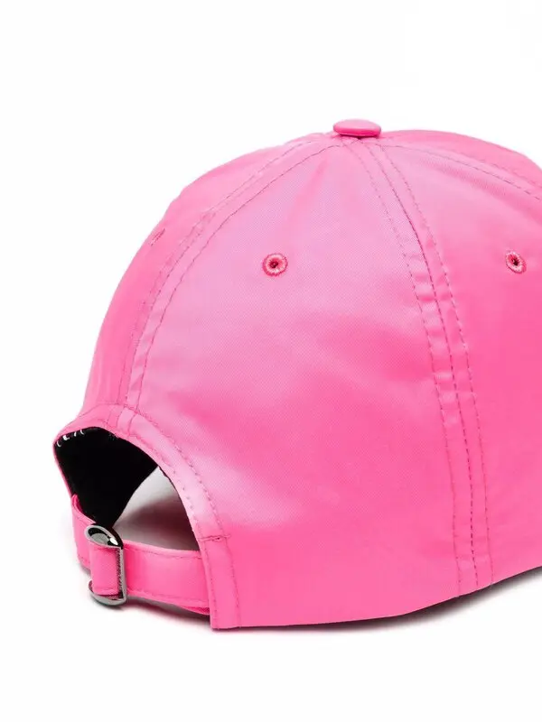 Valentino Garavani Vlogo Embroidered Cap In Pink - 48% Off 