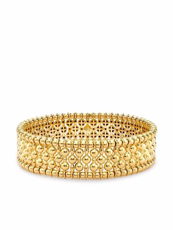 PRAGNELL 18kt Yellow Bohemia Three Row Bangle - Gold