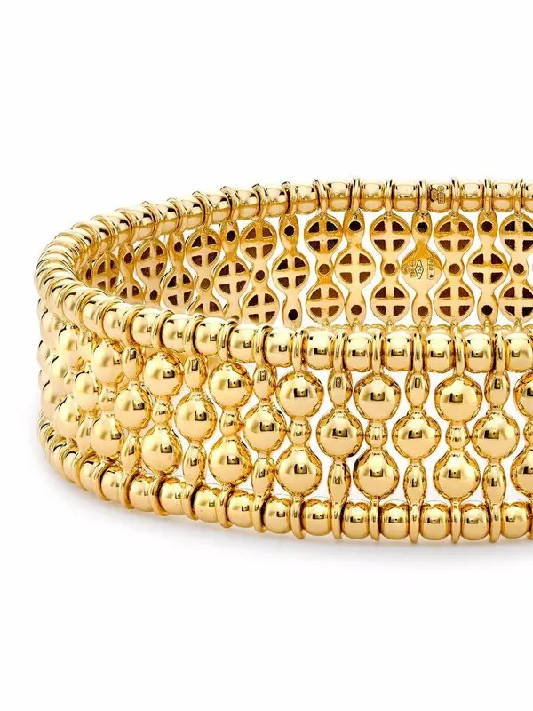PRAGNELL 18kt Yellow Bohemia Bangle - Gold