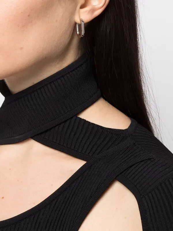 MARIA BLACK Woods Single Hoop Earring - Silver