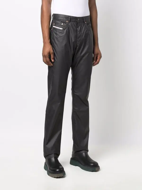 DIESEL® Coated Cotton Blend Trousers