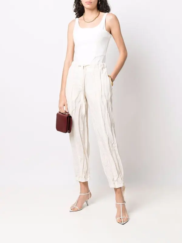 JIL SANDER Crinkle-effect Trousers