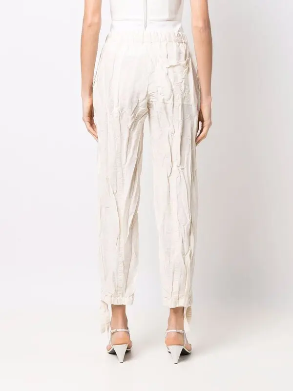JIL SANDER Crinkle-effect Trousers