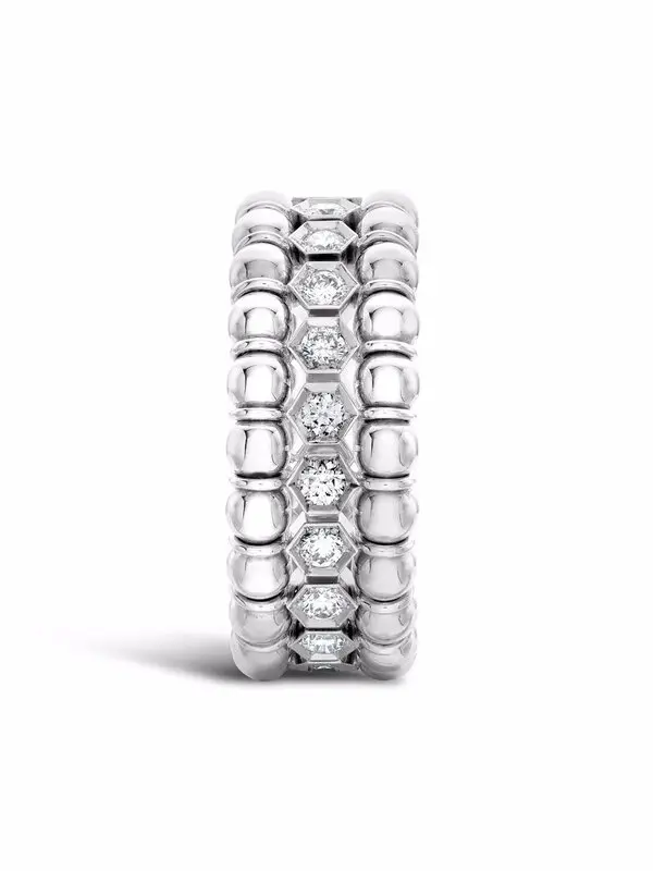 PRAGNELL 18kt White Gold Bohemia Diamond Expandable Ring - Silver