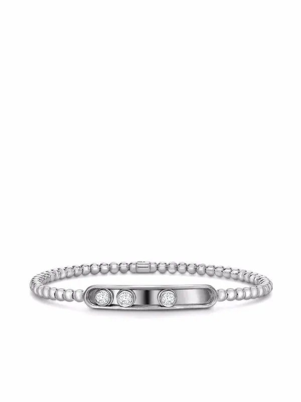 PRAGNELL 18kt White Gold Diamond Bohemia Bracelet - Silver