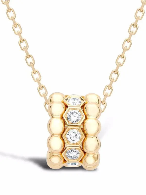 PRAGNELL 18kt Yellow Bohemia Diamond Pendant Necklace - Gold