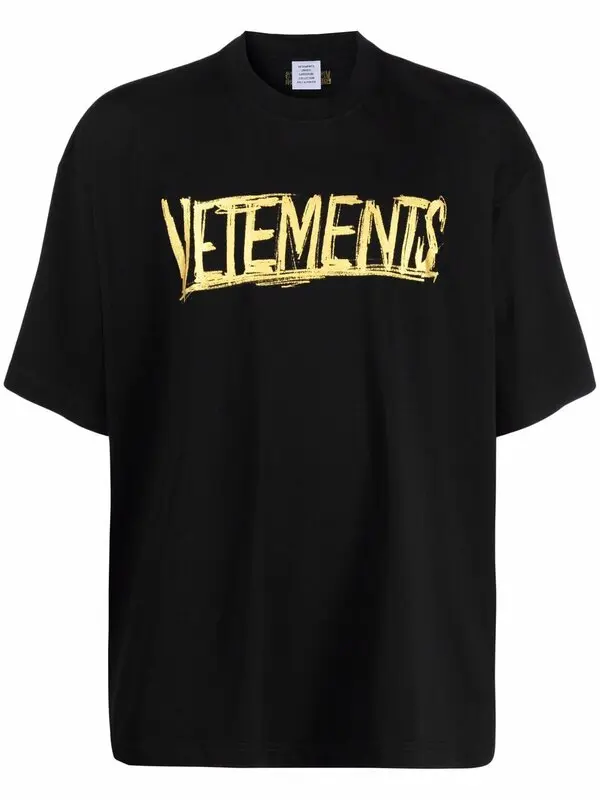 Buy Vetements World Tour T-hirt - Black At 67% Off | Editorialist
