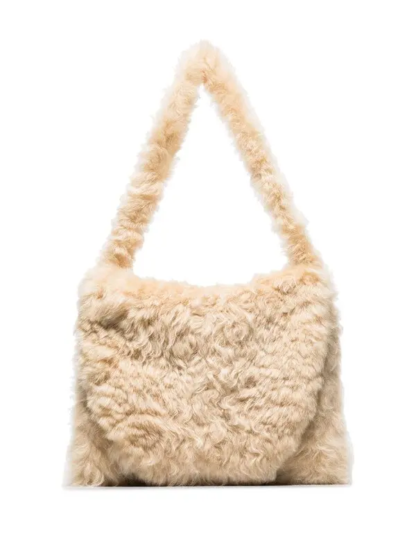 ERL Shearling Messenger Bag